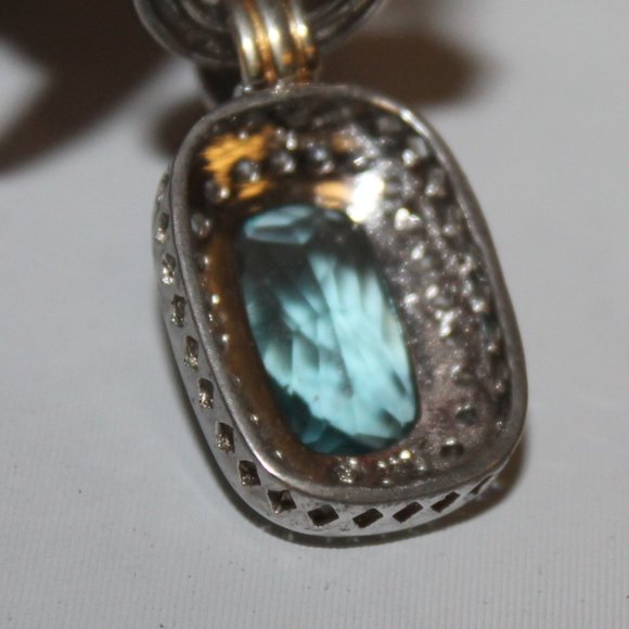 Kay Jewelers | Jewelry | 925 Double Rolo Link Chain W Blue Topaz ...